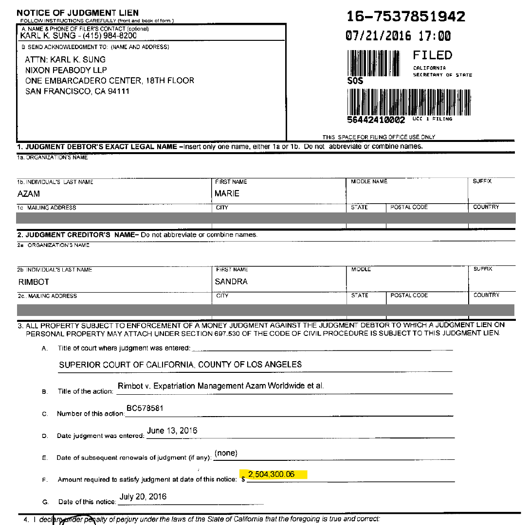 About Marie Azam, Tax Professional – Important information about the ...